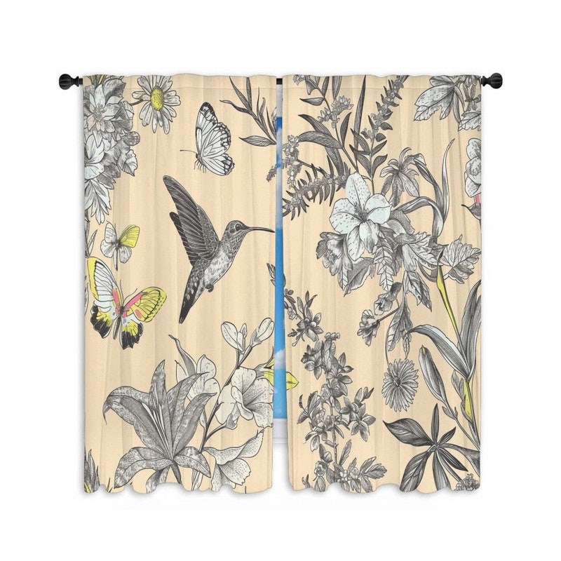 Bird Curtains - Etsy