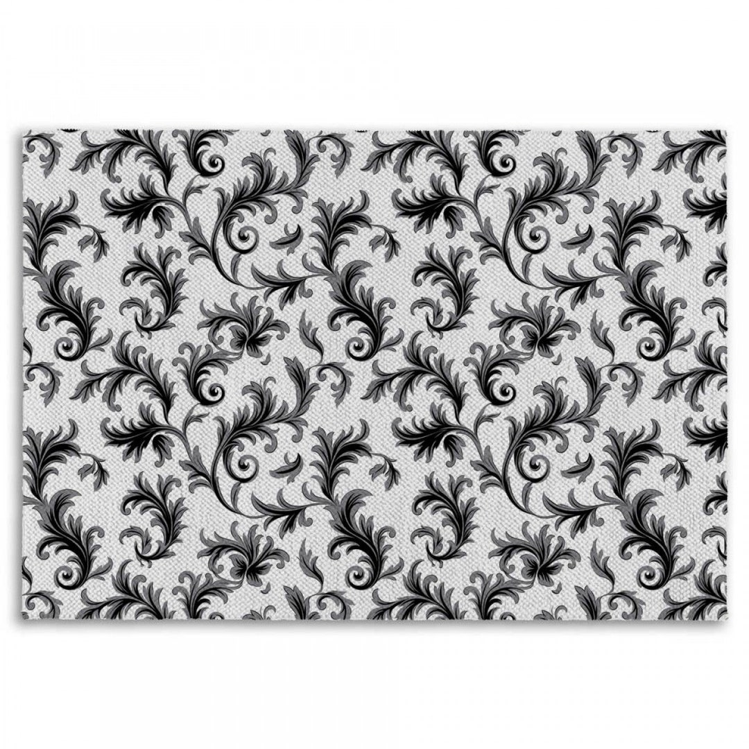 Acanthus Rug French Country Rugs Baroque Area Rug Art - Etsy