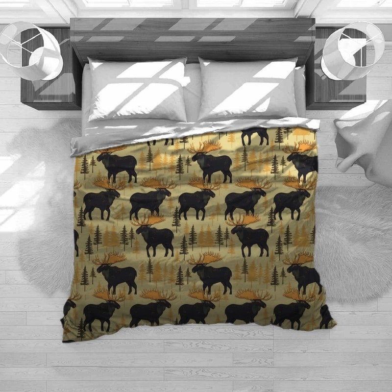 Duvet Cover Moose - Etsy