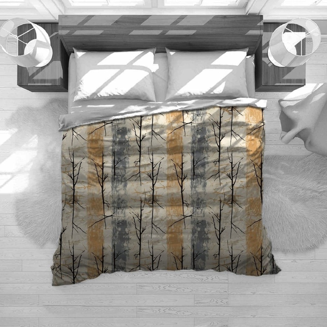 Rustic Bedding, Farmhouse Bedding Set, Distressed Comforter, Cabin ...