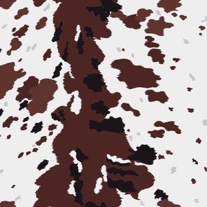 Cow Print Rugs Spotted Cow Skin Pattern Area Rug White Brown and Black ...