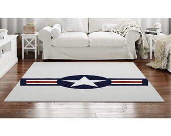 Air Force Military Rug - Etsy