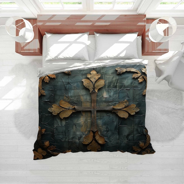 Cross Duvet Cover - Etsy