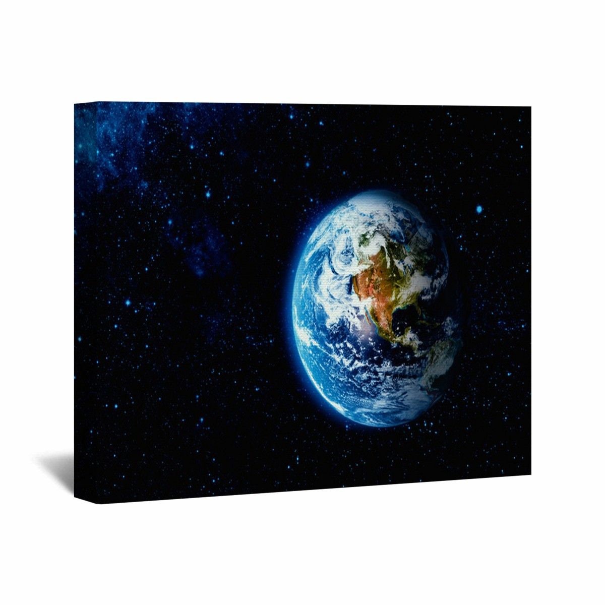 Gift for Dad 3 Panels Astronomy Print Earth from Space Poster Planet ...