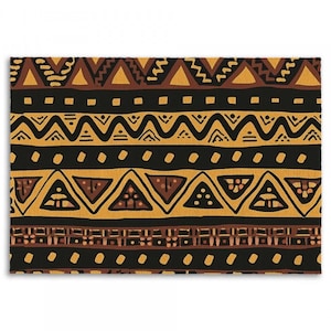 Personalized African Print Area Rug: Tribal Ethnic Carpet - Etsy