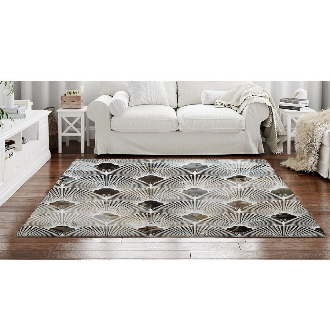 Sunburst Rugs Vintage Style Accent Rug Distressed Grunge Sunburst Area ...