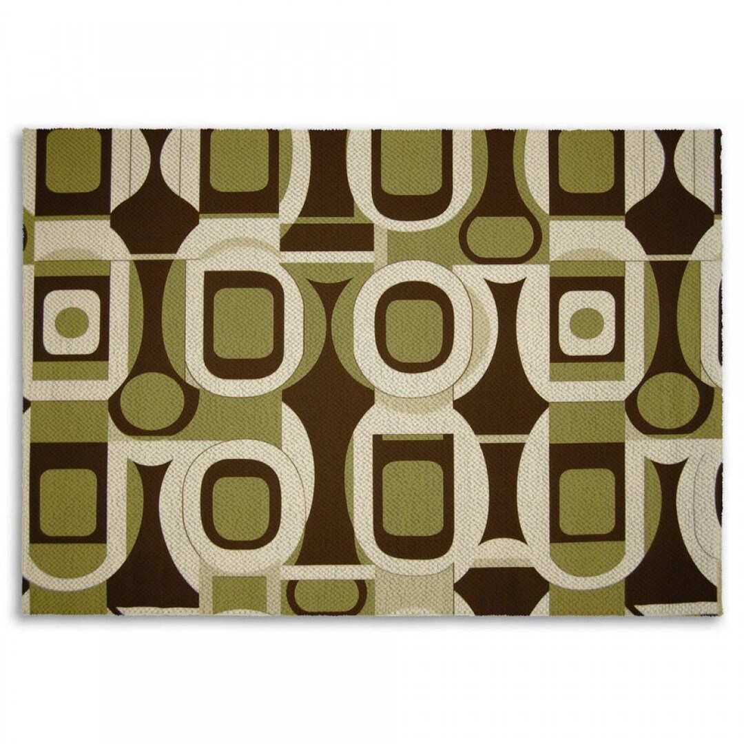 Geometric Rug, Modern Rugs, Olive Area Rug, Structured Living Room Rugs ...
