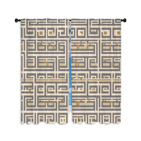 Greek Key Valance - Etsy