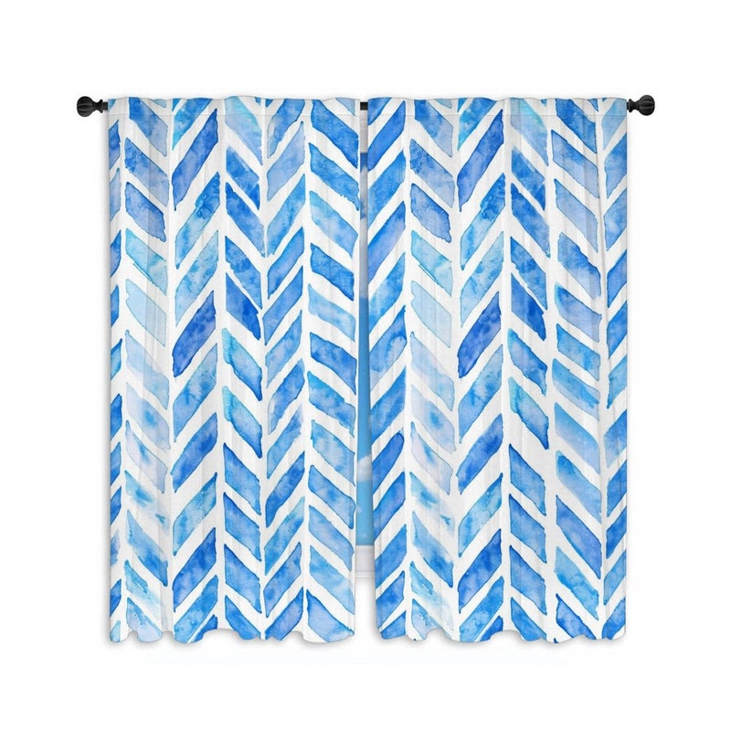 Chevron Curtains - Etsy