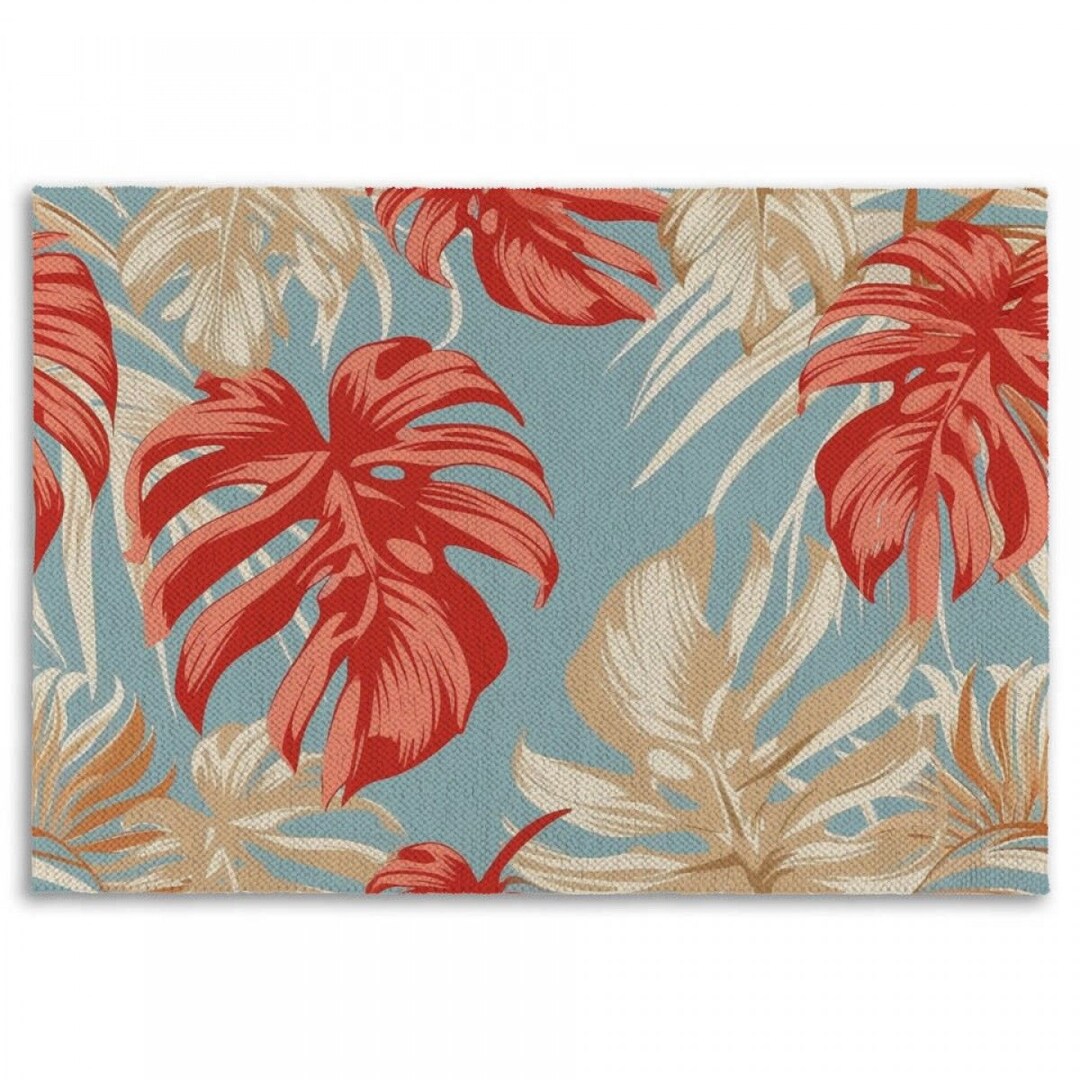 Exotic Rugs Exotic Area Rug Tropical Flowers Area Rugs Floral Area Rug ...