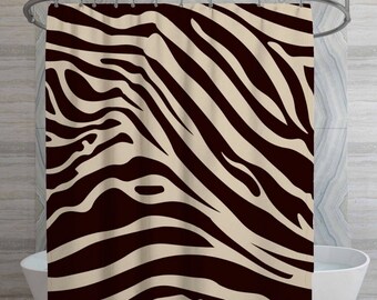 Zebra Shower Curtains - Etsy