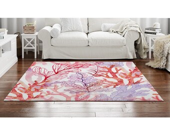 Red Coral Print - Etsy