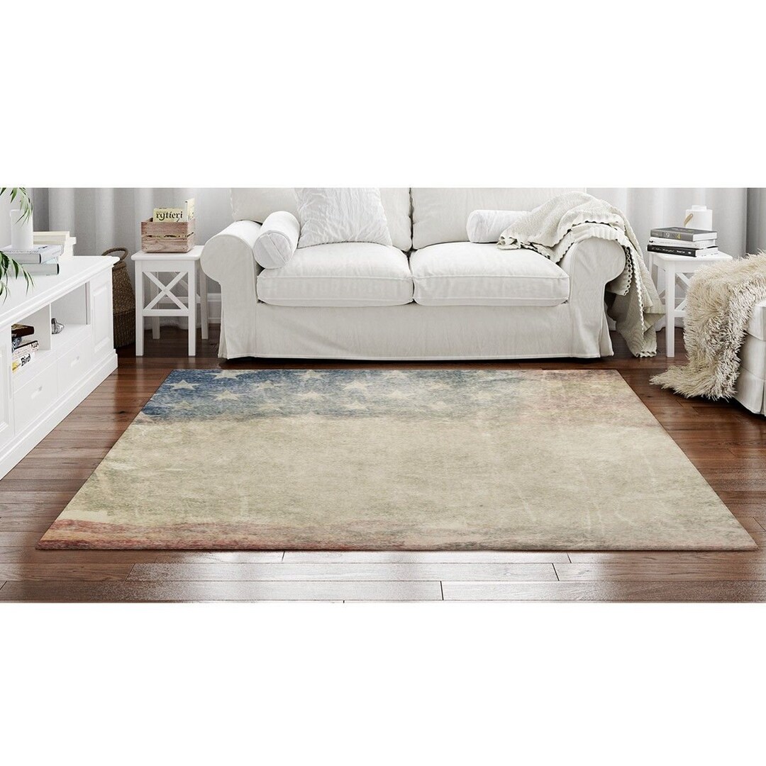 American Flag Rug USA Flag Area Rug Patriotic Area Rugs Flag - Etsy