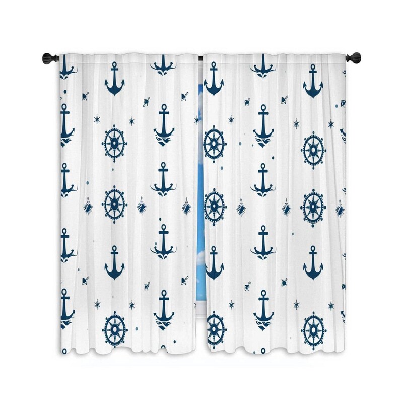 Nautical Curtains - Etsy