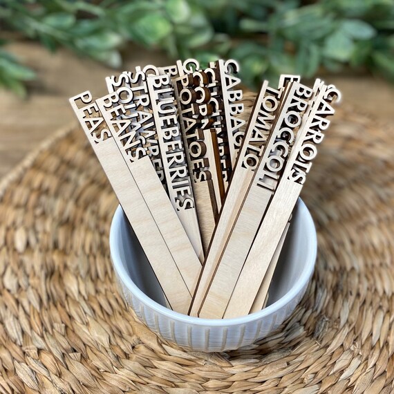 Wood Markers/Stakes Custom Garden/Plant Markers/States for | Etsy