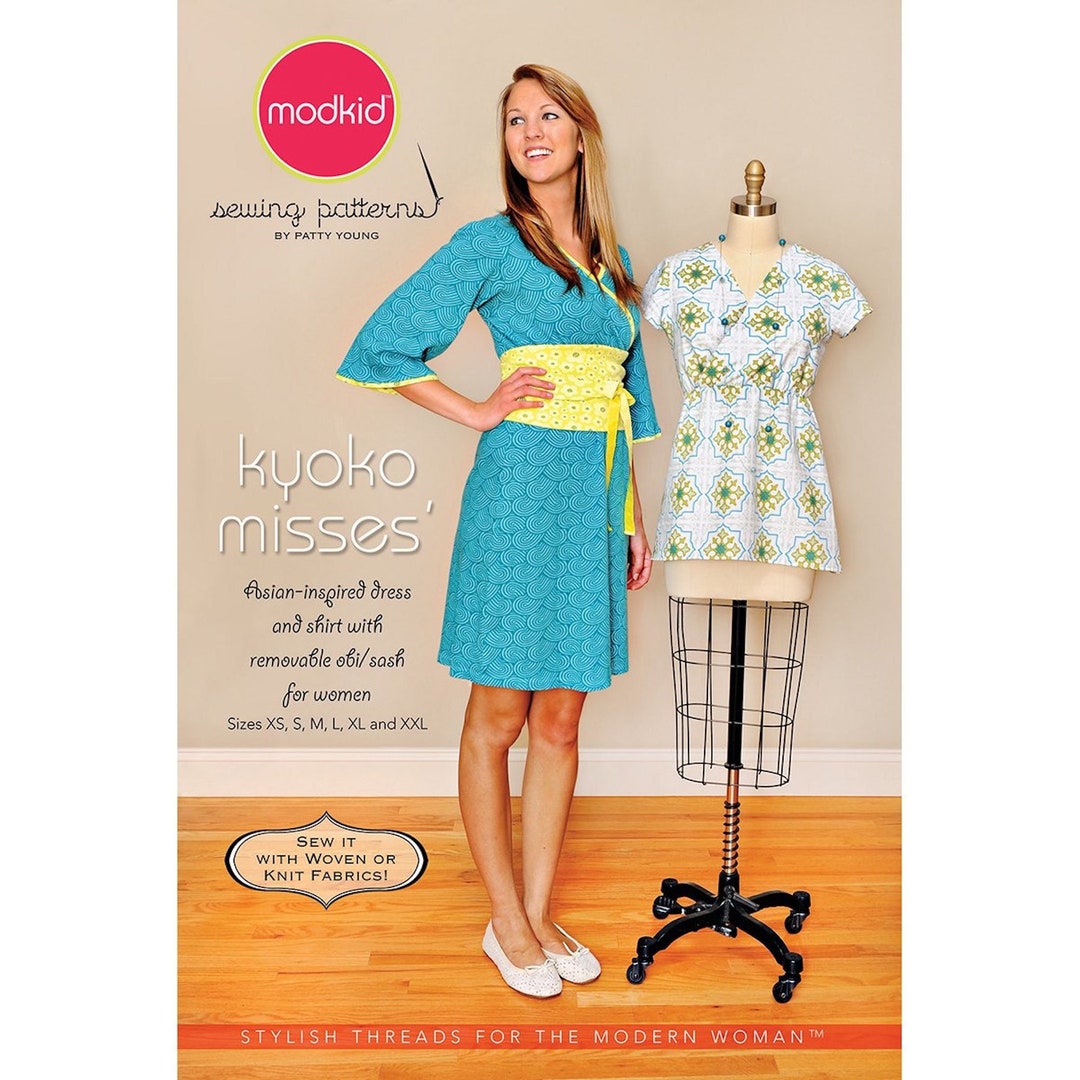 Modkid Sewing Pattern KYOKO MISSES' Sizes Xs-xxl - Etsy
