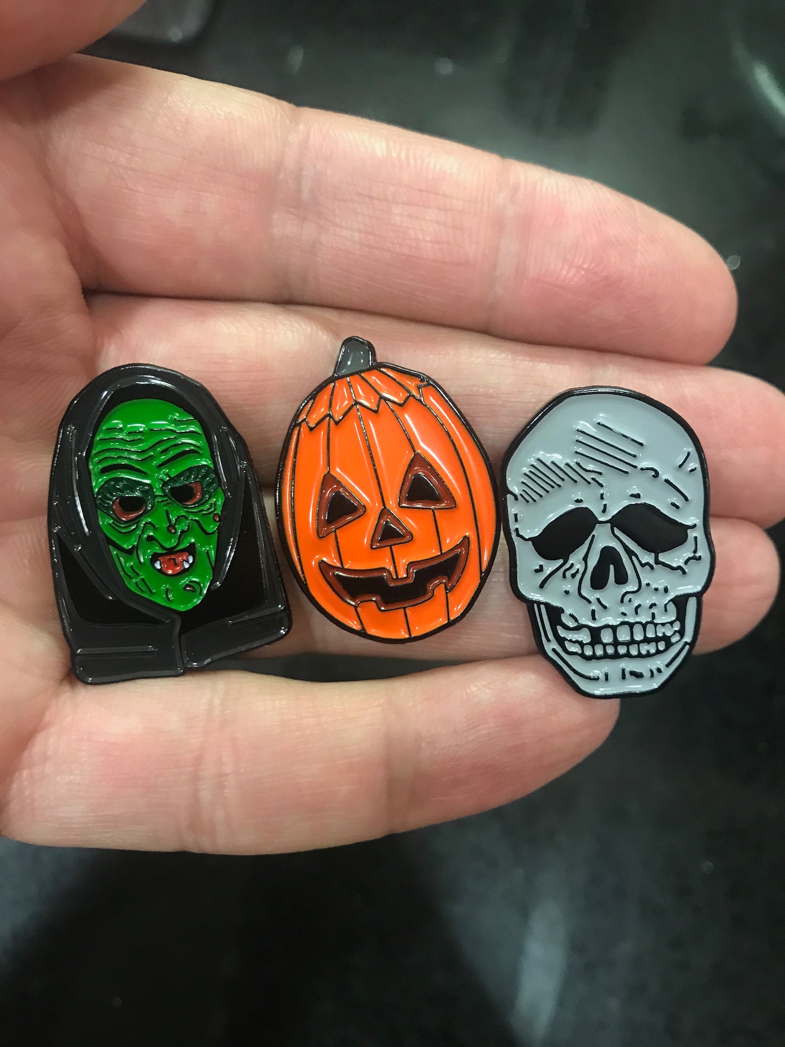 Halloween 3 Mask Enamel Pin Set - Etsy
