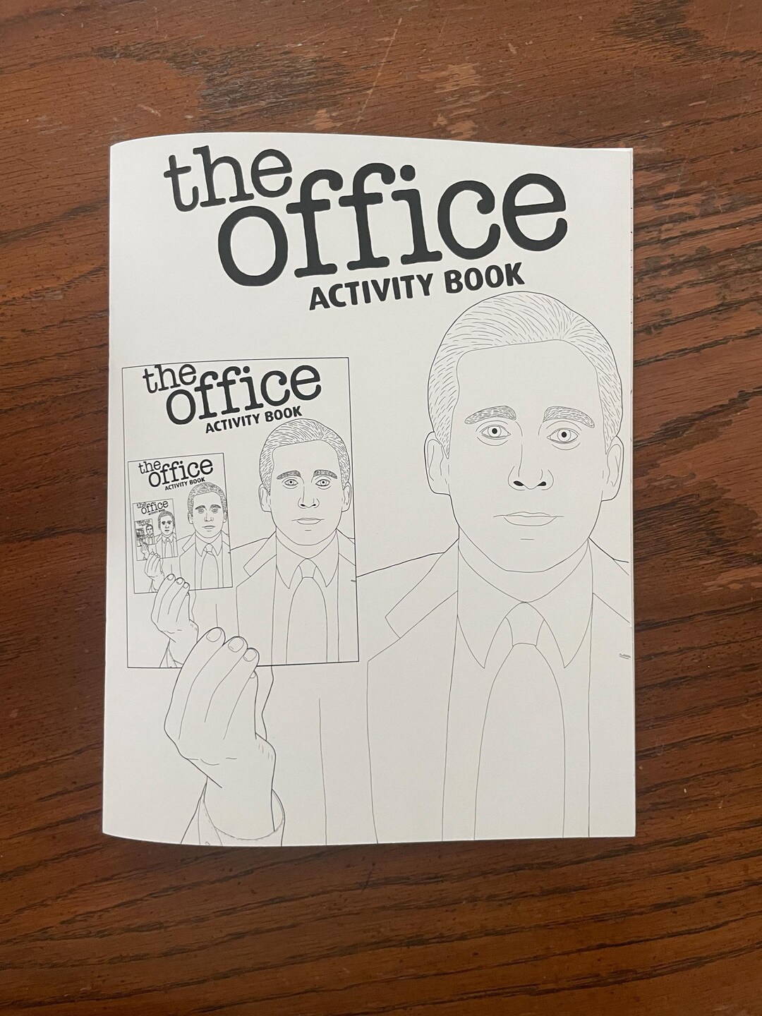 The Office Inspired Activity Book - Over 30 Pages Hand Drawn - Etsy