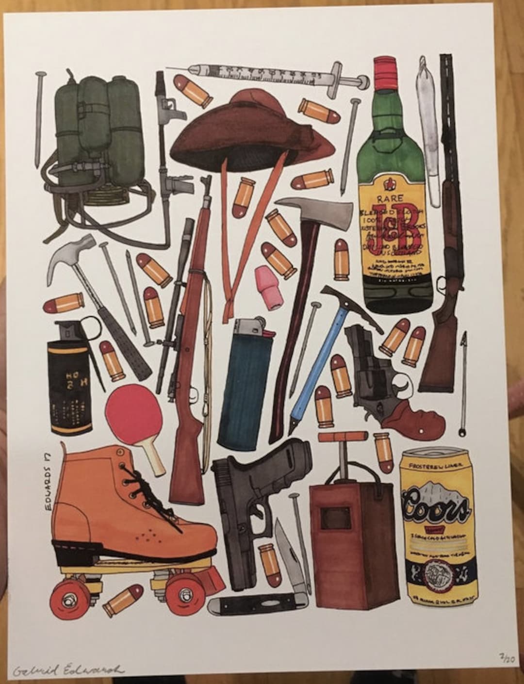 The Thing Signed Print Limited Series of 20 - Etsy