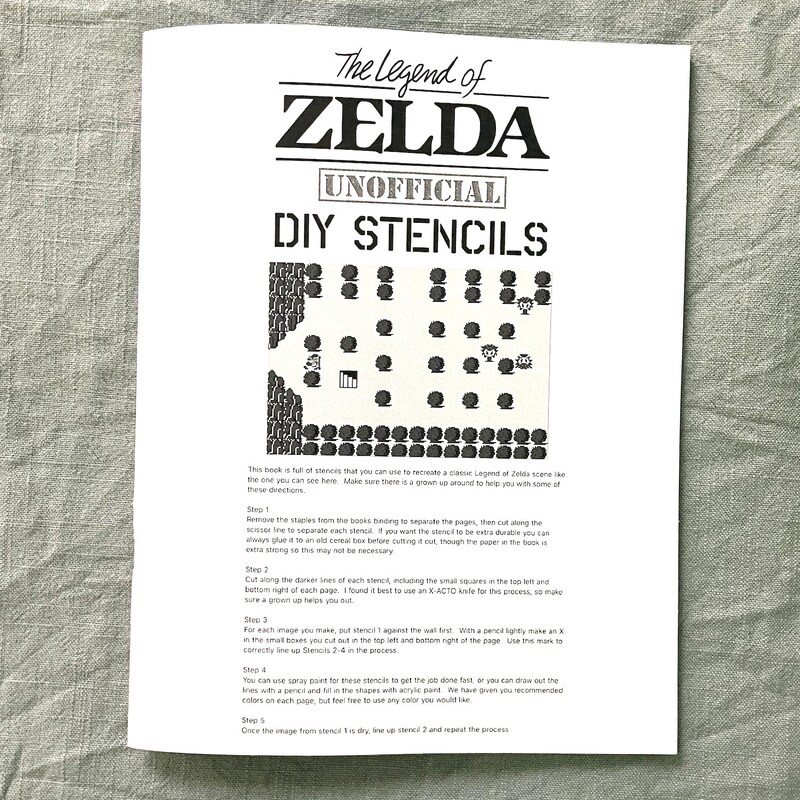 Zelda Stencil - Etsy