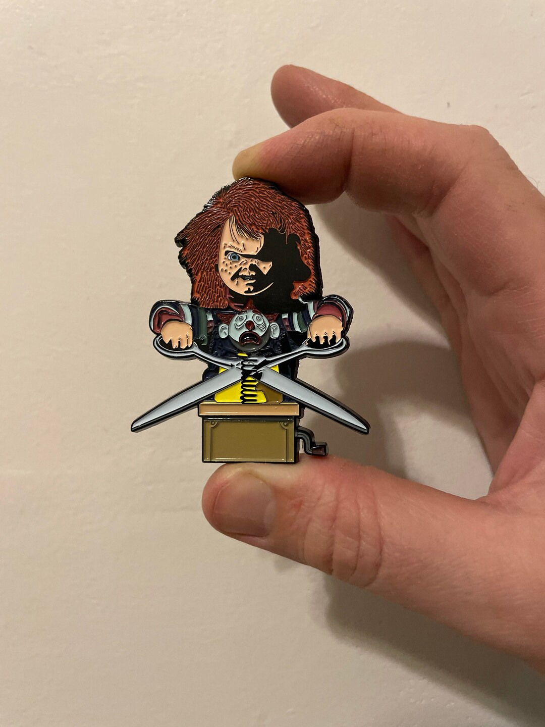 Child's Play / LARGE Chucky Inspired Enamel Pin - Etsy