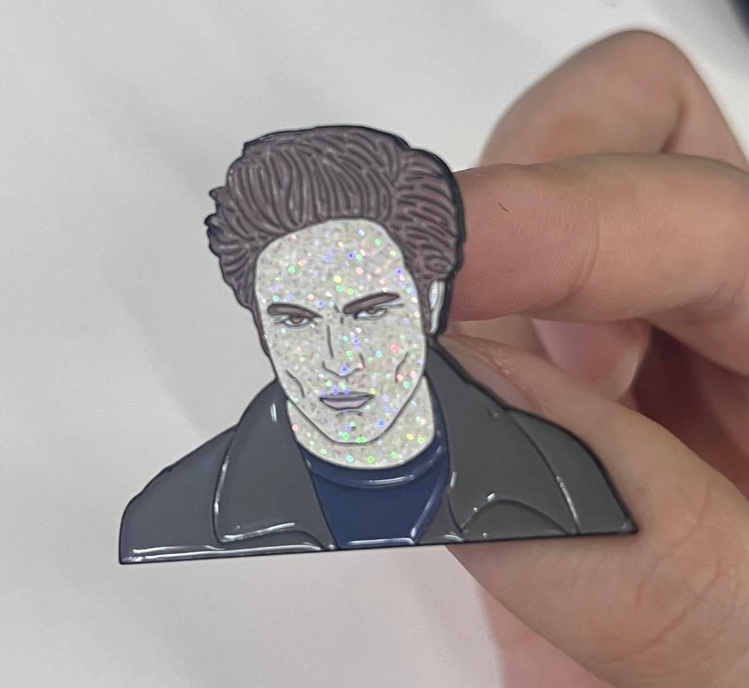 Twilight Inspired Sparkly Edward Cullen Enamel Pin - Etsy Australia