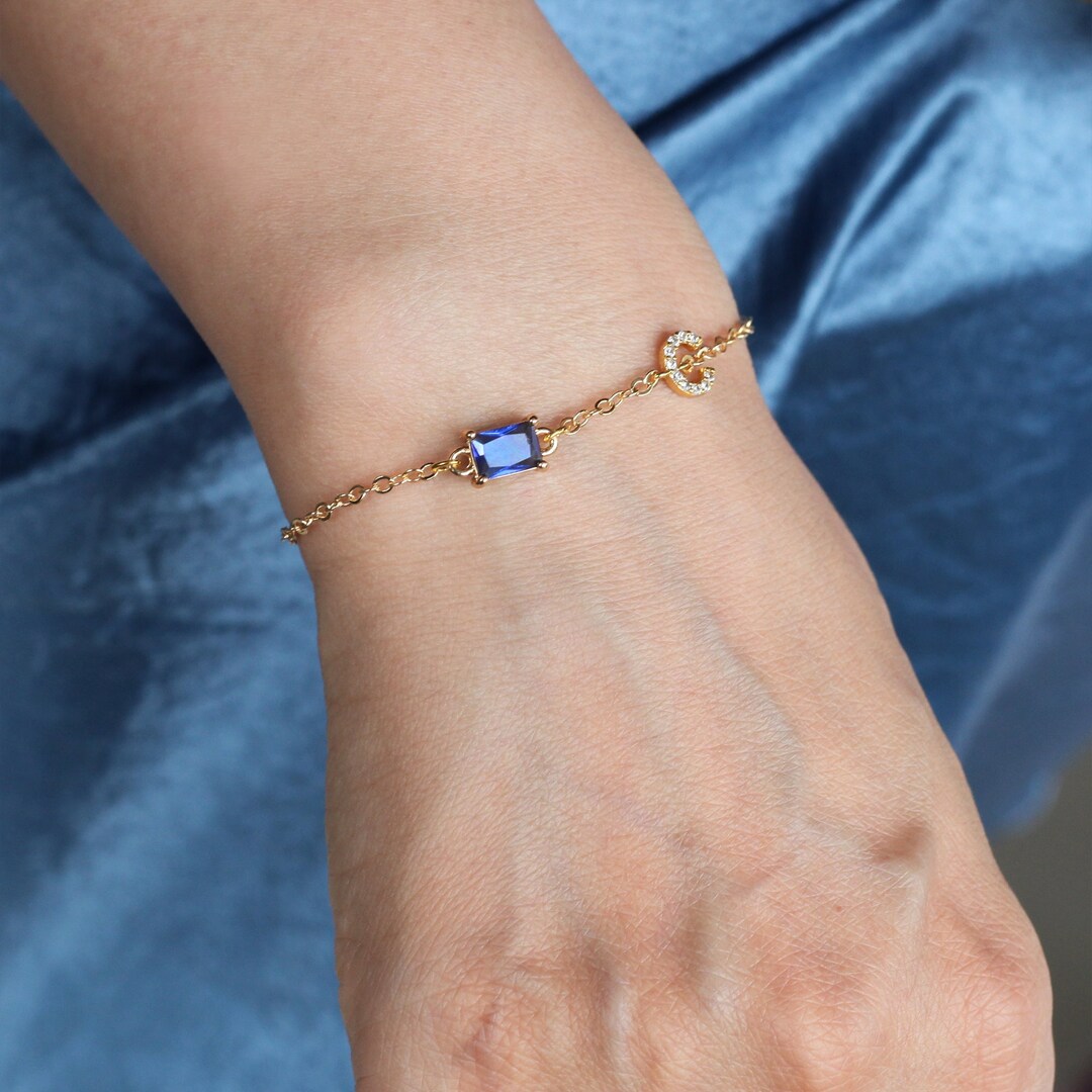 Will You Be My Something Blue Bracelet Earrings, Something Blue for ...