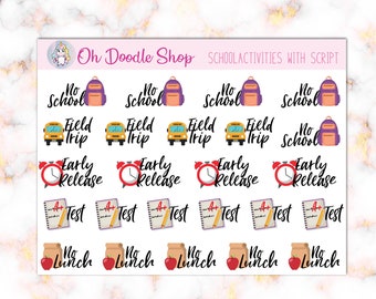 Early Release Planner Stickers - Etsy