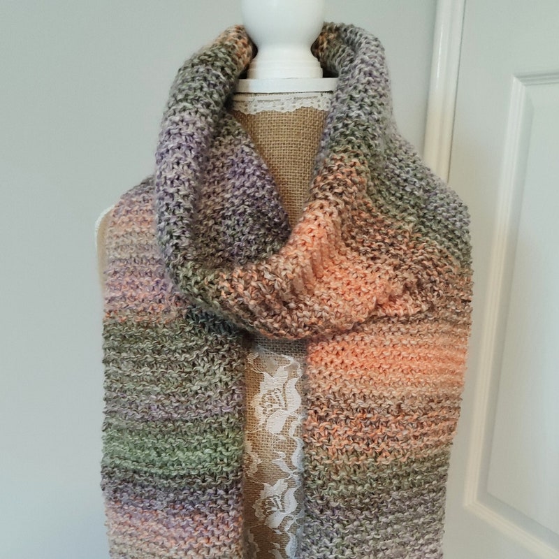 Knit Scarf Handmade - Etsy
