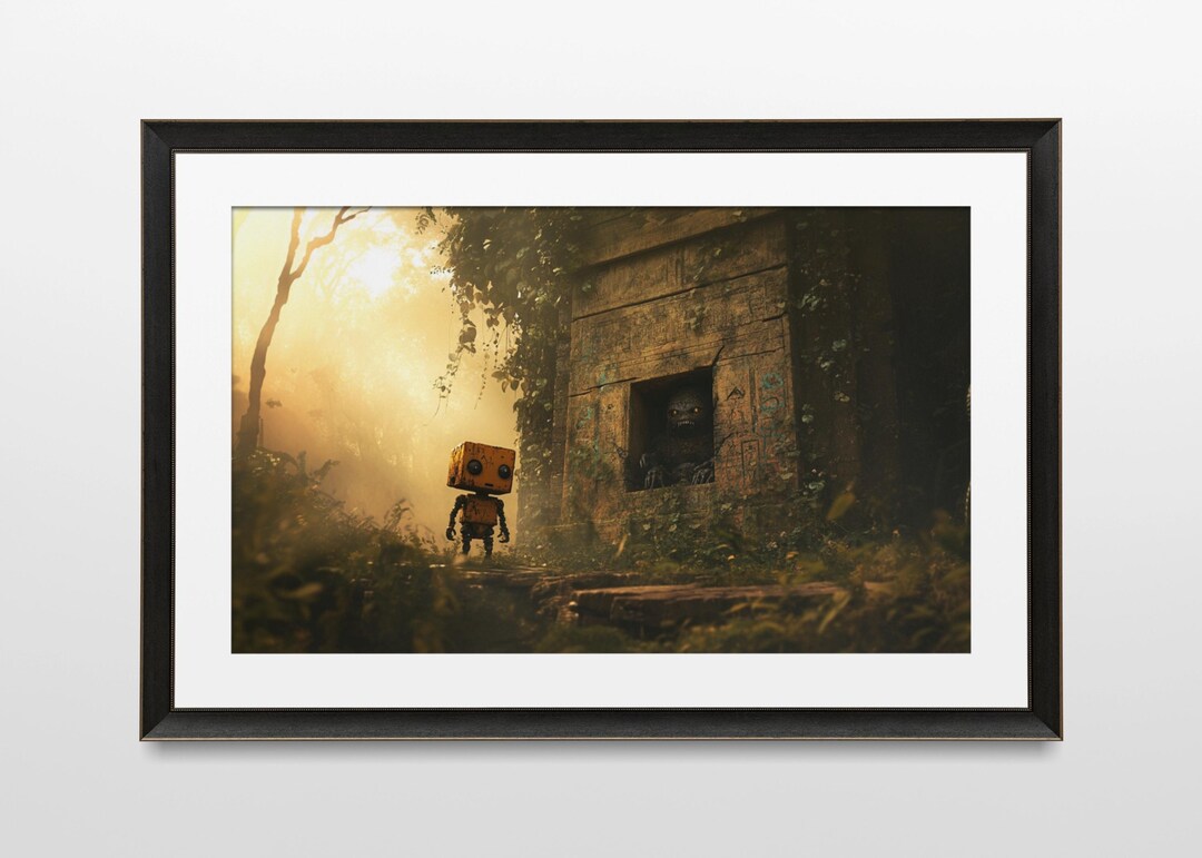 Sci-fi Art, Robot, Retro, Steampunk, Futuristic, 80s, Dystopian, Wall ...