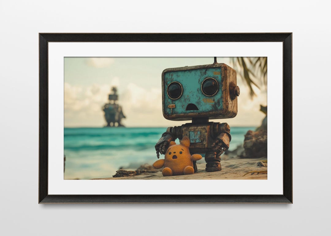 Sci-fi Art, Robot, Retro, Steampunk, Futuristic, 80s, Dystopian, Wall ...