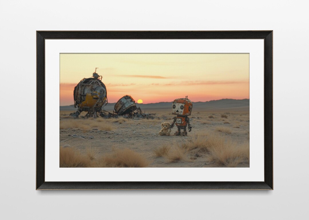 Sci-fi Art, Robot, Retro, Steampunk, Futuristic, 80s, Dystopian, Wall ...