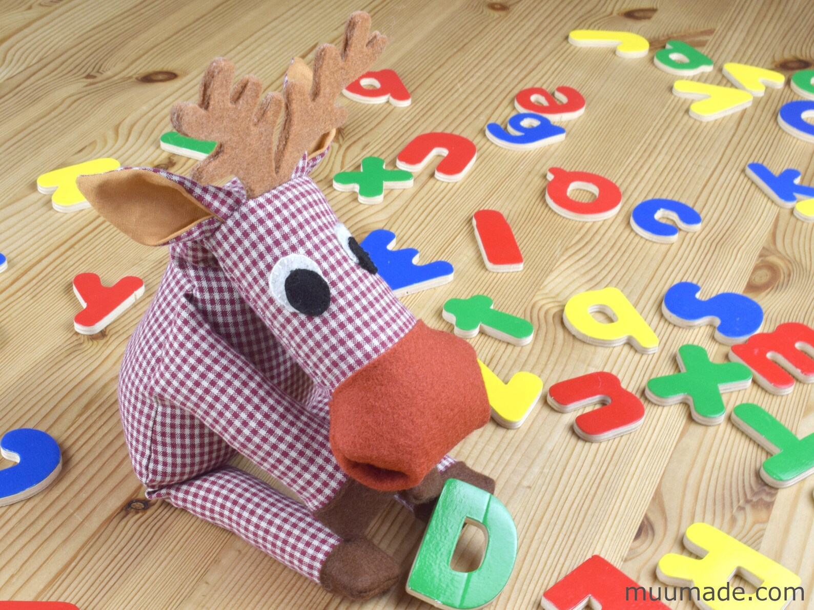 Moose Sewing Pattern Reindeer Caribou Deer Stuffed Animal | Etsy