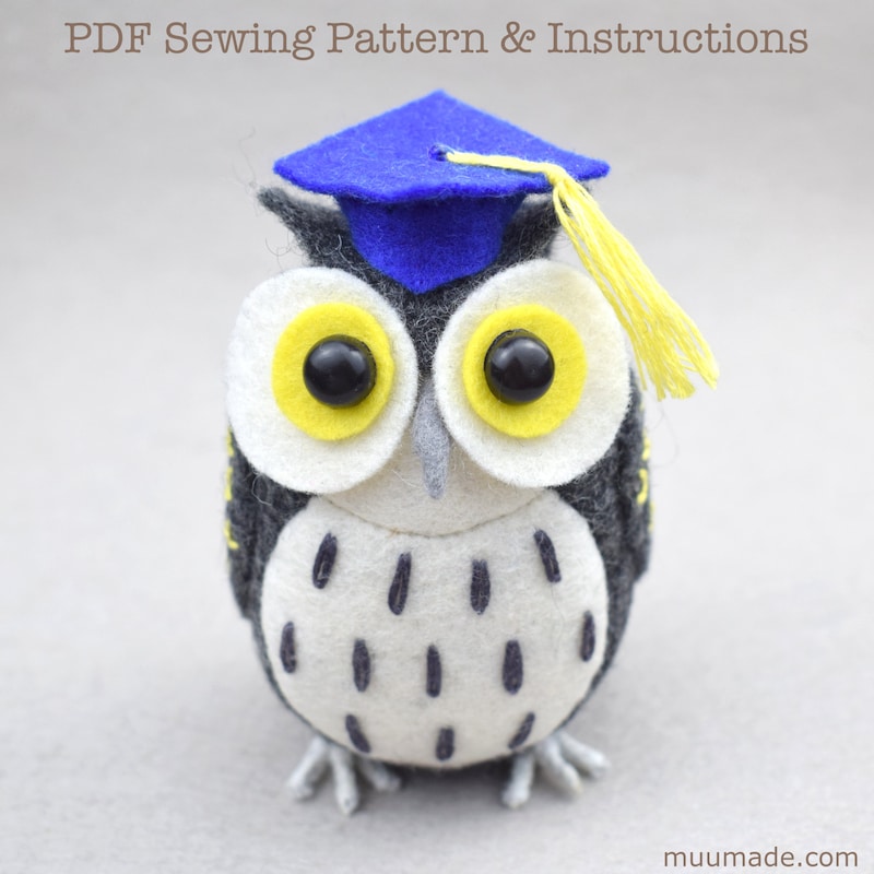 Felt Owl Pattern - Etsy