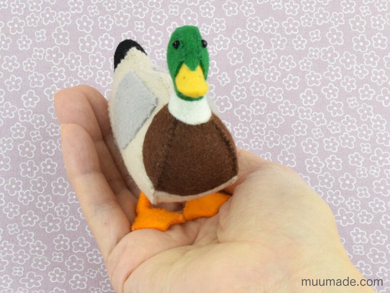 Duck Sewing Pattern Felt Animal Pattern Stuffed Animal - Etsy Israel