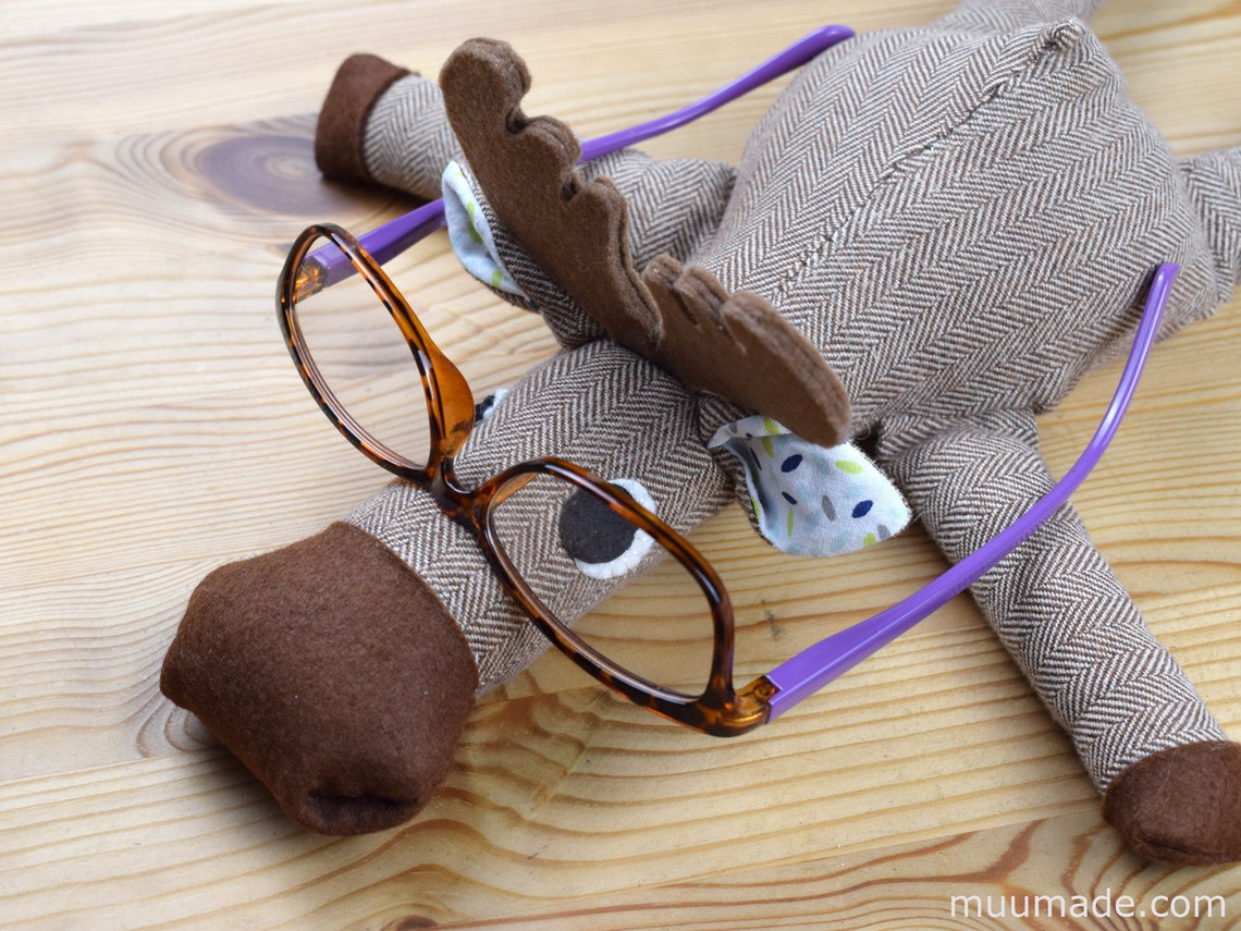 Moose Sewing Pattern Reindeer Caribou Deer Stuffed Animal | Etsy