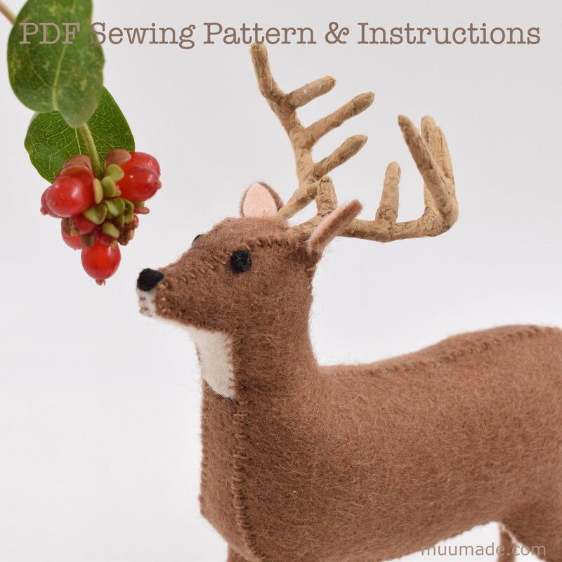 Deer Sewing Pattern - Etsy