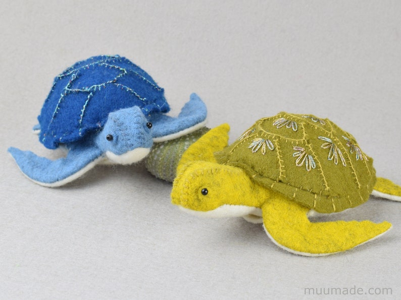 Sea Turtle Sewing Pattern Felt Animal Pattern Felt Toy - Etsy Canada