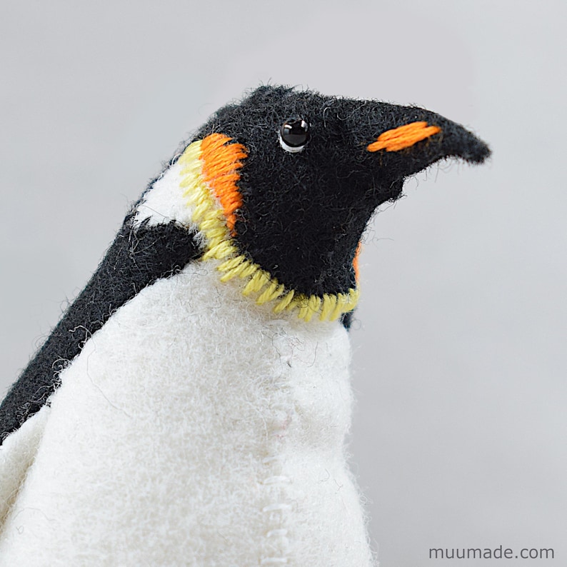 Felt Penguin Sewing Pattern Bundle: DIY Sea Animal Family Decor (PDF ...