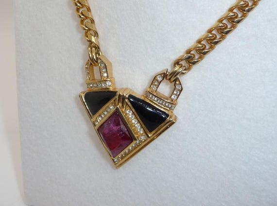 Stunning Rare Vintage Christian Dior Art Deco Inspire… - Gem