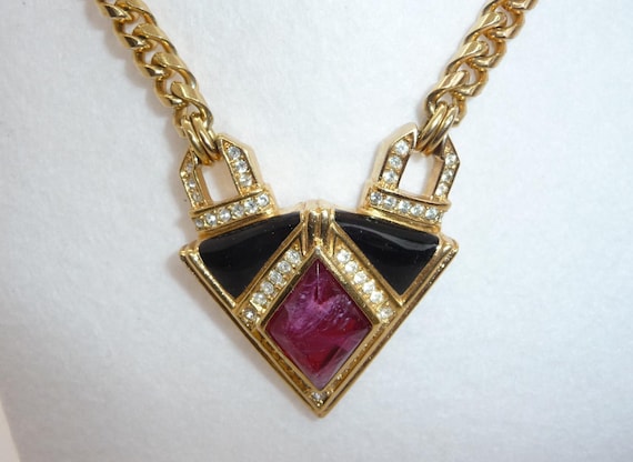 Stunning Rare Vintage Christian Dior Art Deco Inspire… - Gem