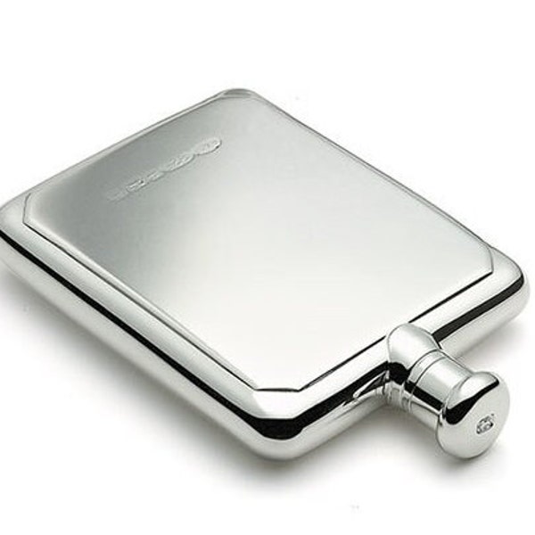 Silver Flask - Etsy