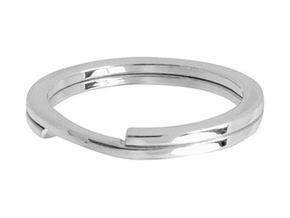 Sterling Silver Split Ring - Etsy UK