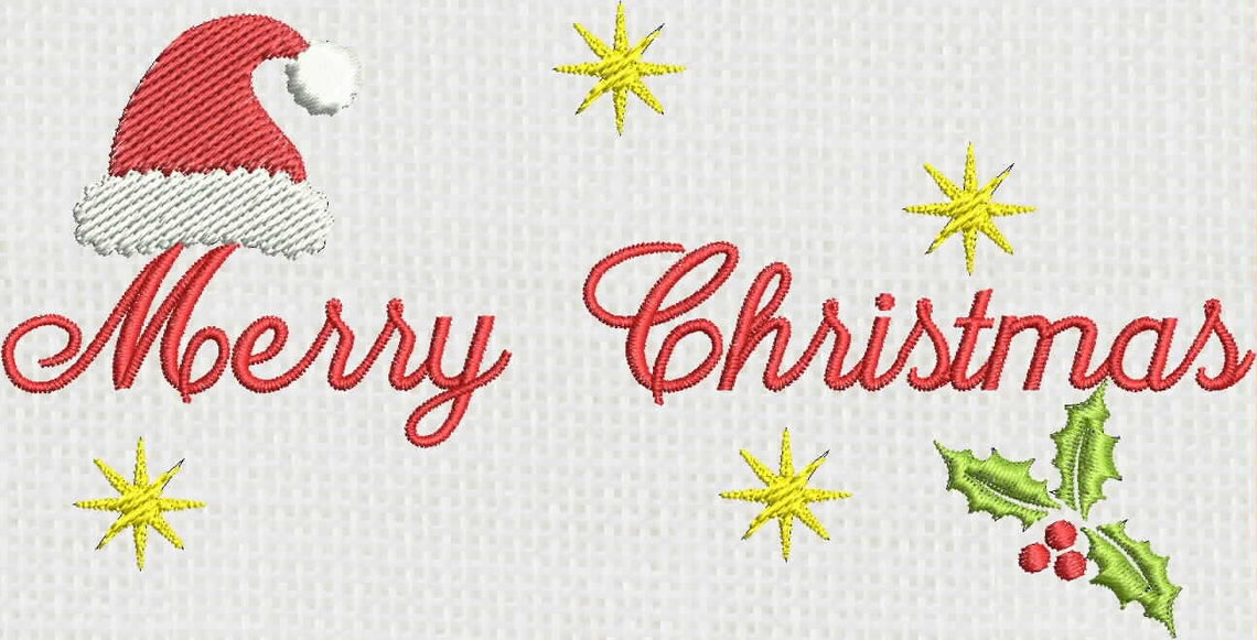 Christmas Embroidery, Machine Embroidery, Embroidery File, Christmas ...