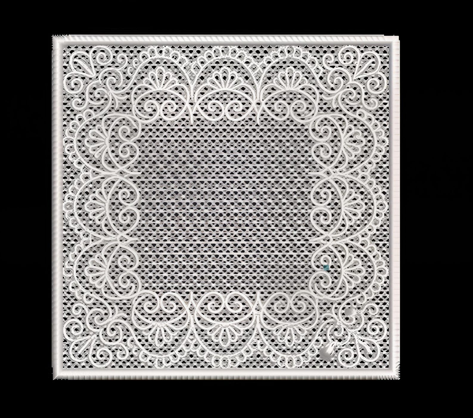 FSL Square Lace Doily Embroidery Design - Free Standing Lace Placemat ...