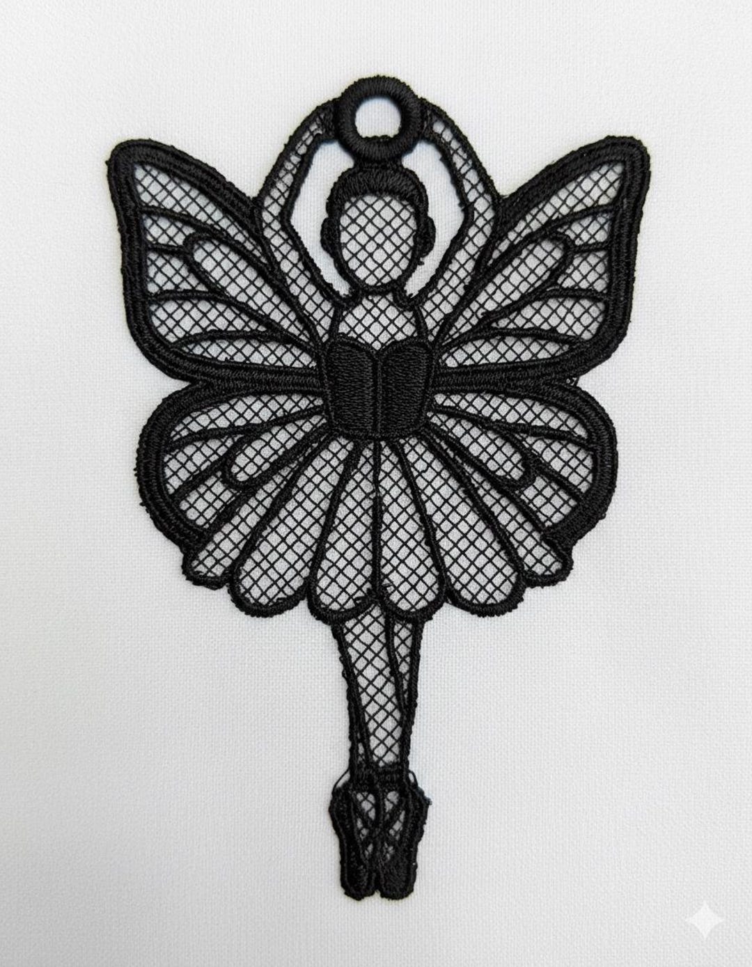 FSL Ballerina Ornament Embroidery Design - Free Standing Lace Ballet ...