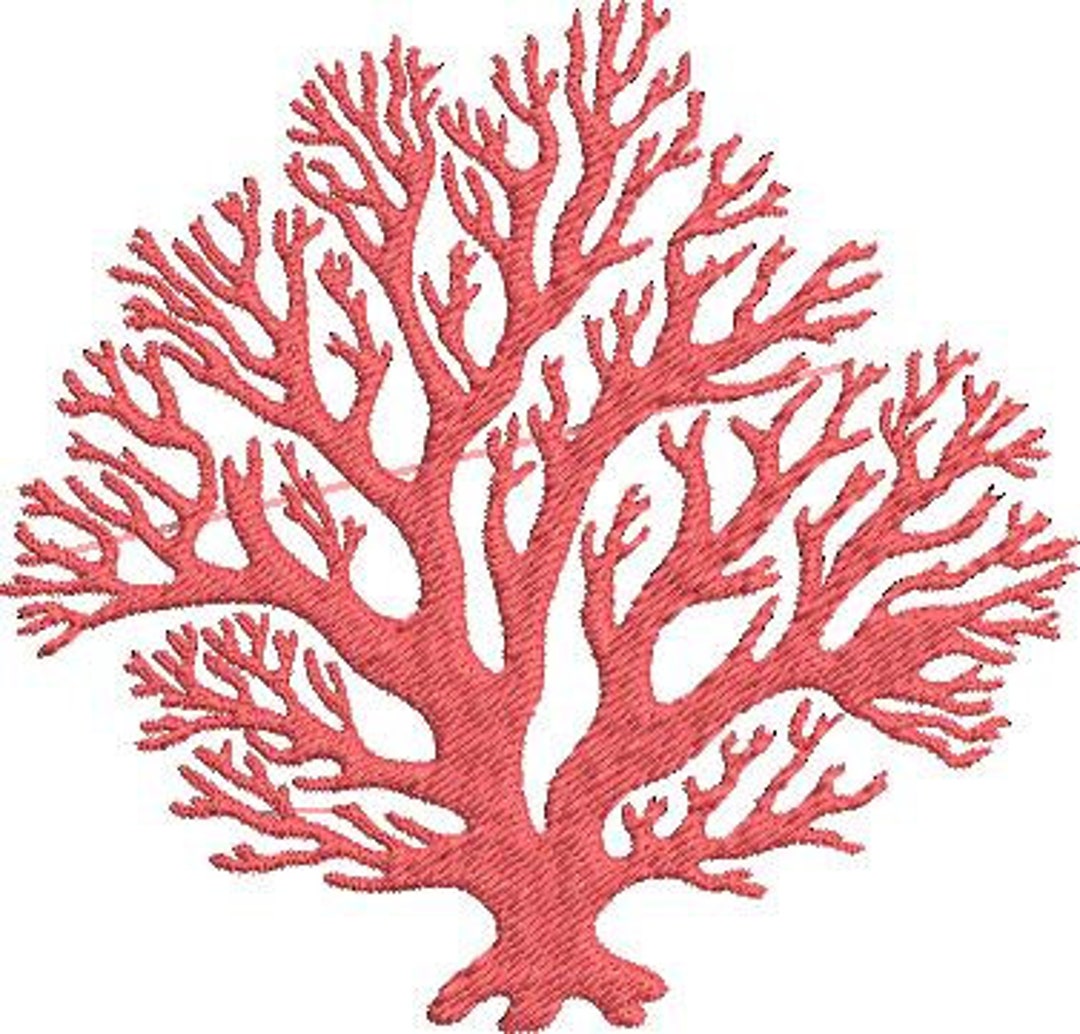 Sea Coral Machine Embroidery Design, Embroidery Pattern, Coral Reef ...