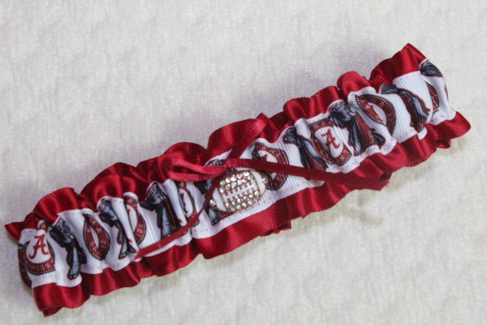 Alabama Crimson Tide Football Garter - Etsy UK