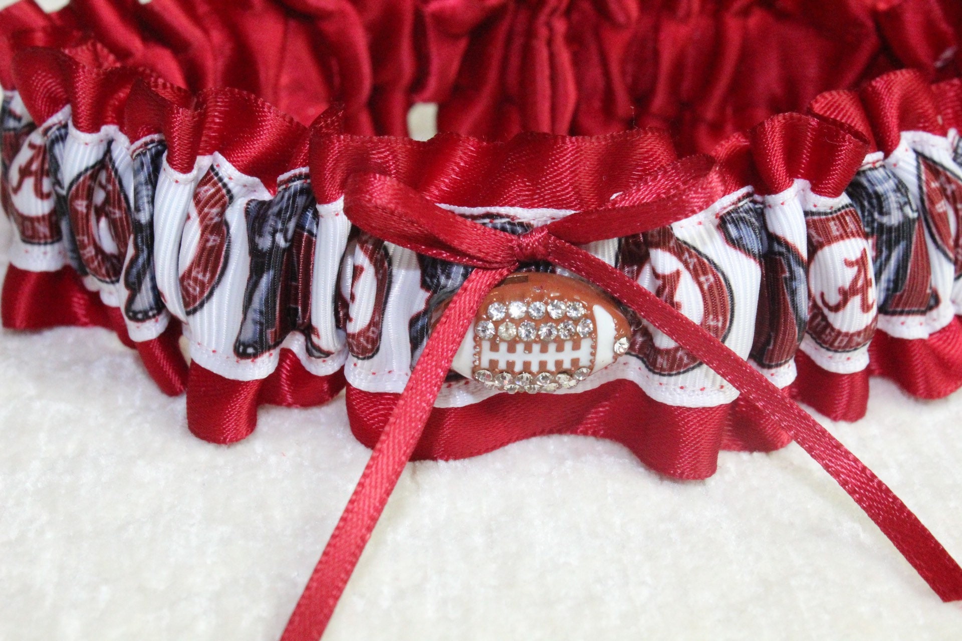 Alabama Crimson Tide Football Garter - Etsy UK