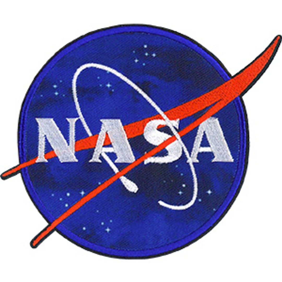 NASA Logo Embroidered Patch / Iron on Applique, Outer Space, Galaxy ...